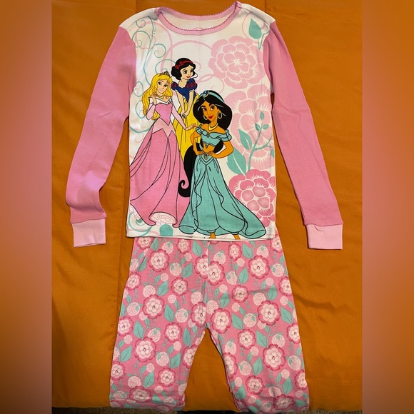 Disney | Pajamas | Disney Princess Pink Pajamas For Girlssize 7 | Poshmark